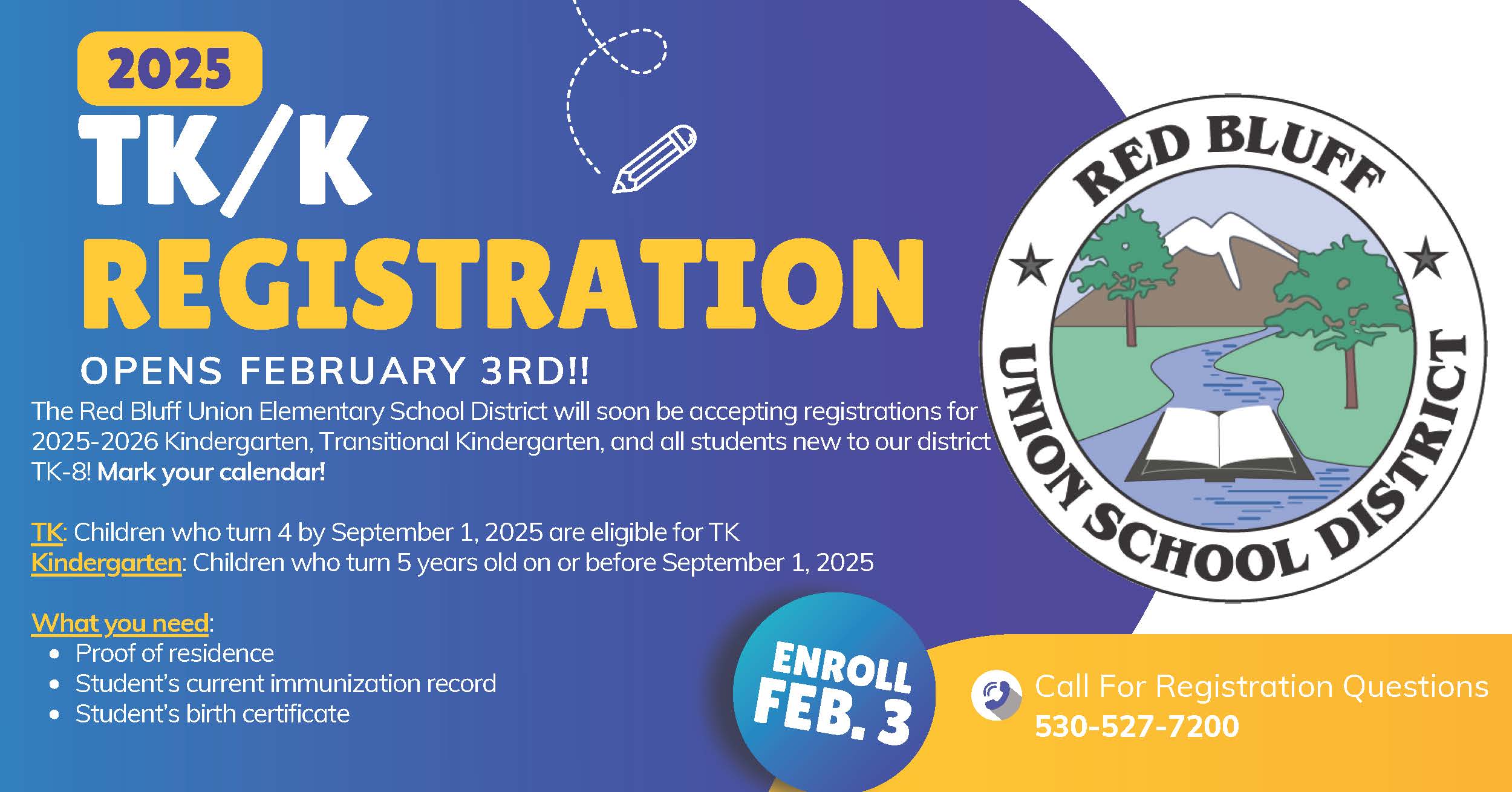 Red Bluff Union Elementary School District Enrollment